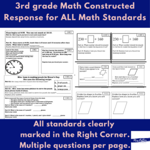 How to Write a Constructed Response Answer - For My Second Act