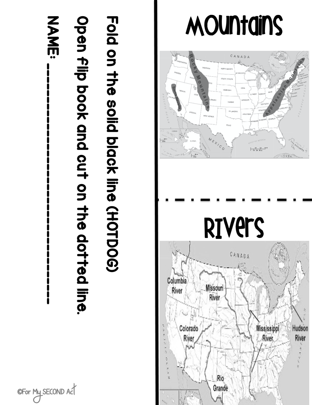 US Rivers And Mountains - For My Second Act