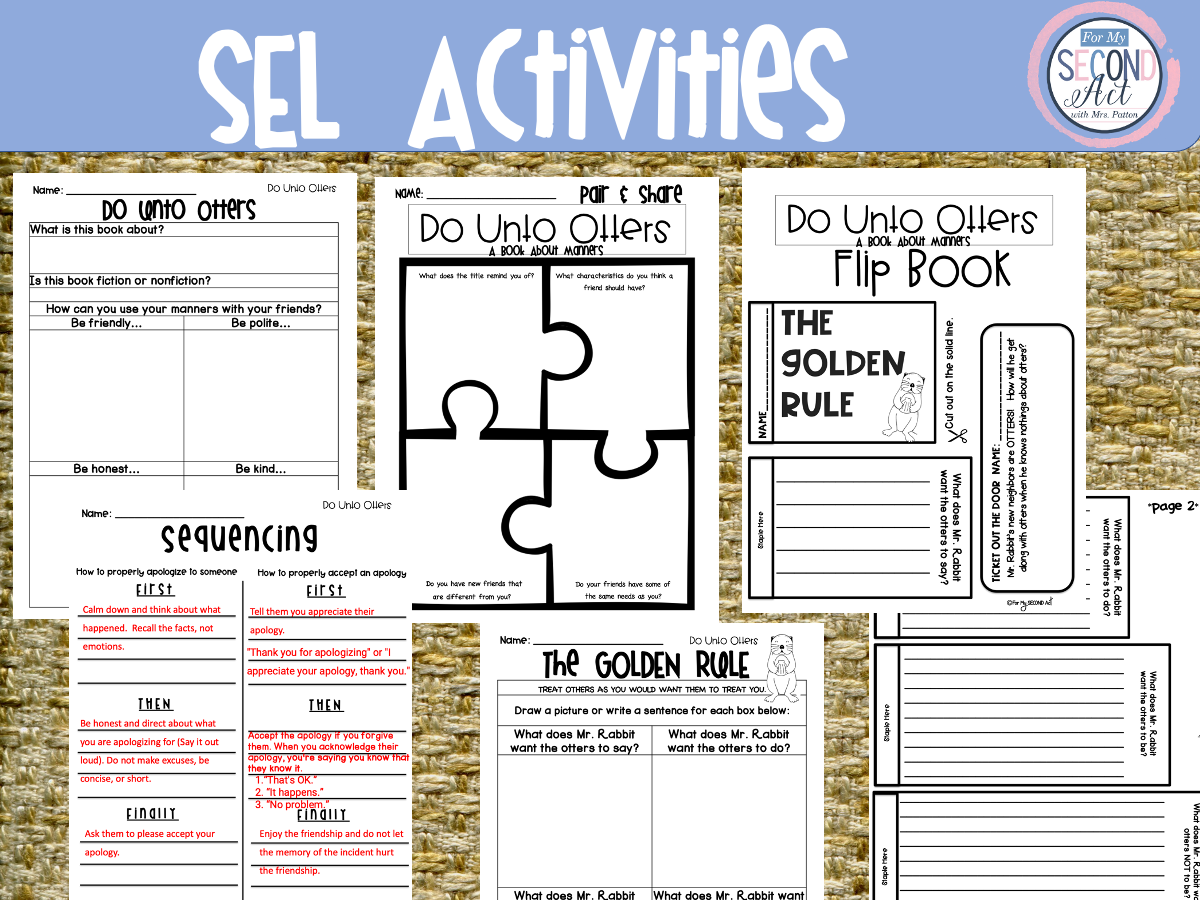 Do Unto Otters Activity - For My Second Act