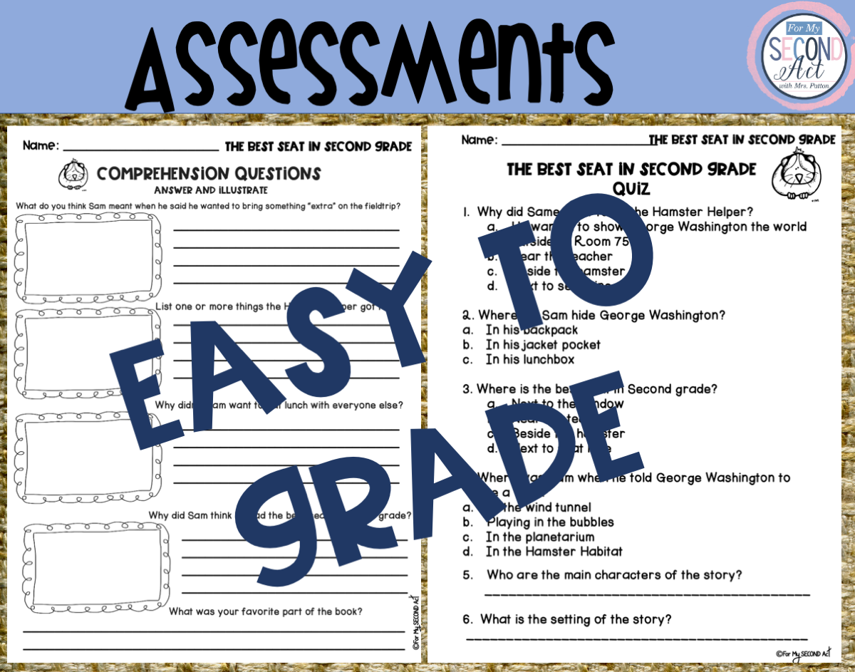 The Best Seat in Second Grade - For My Second Act