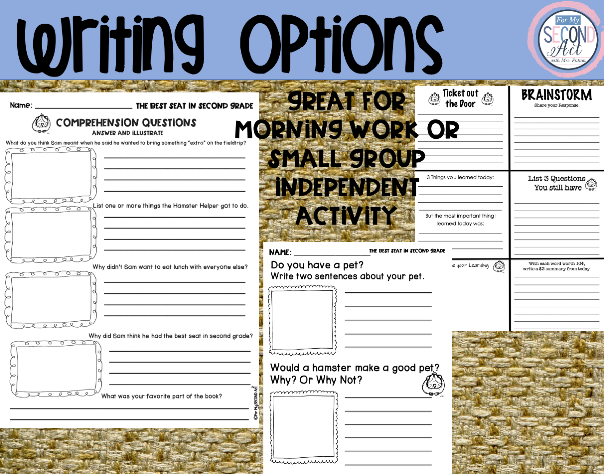 The Best Seat in Second Grade - For My Second Act