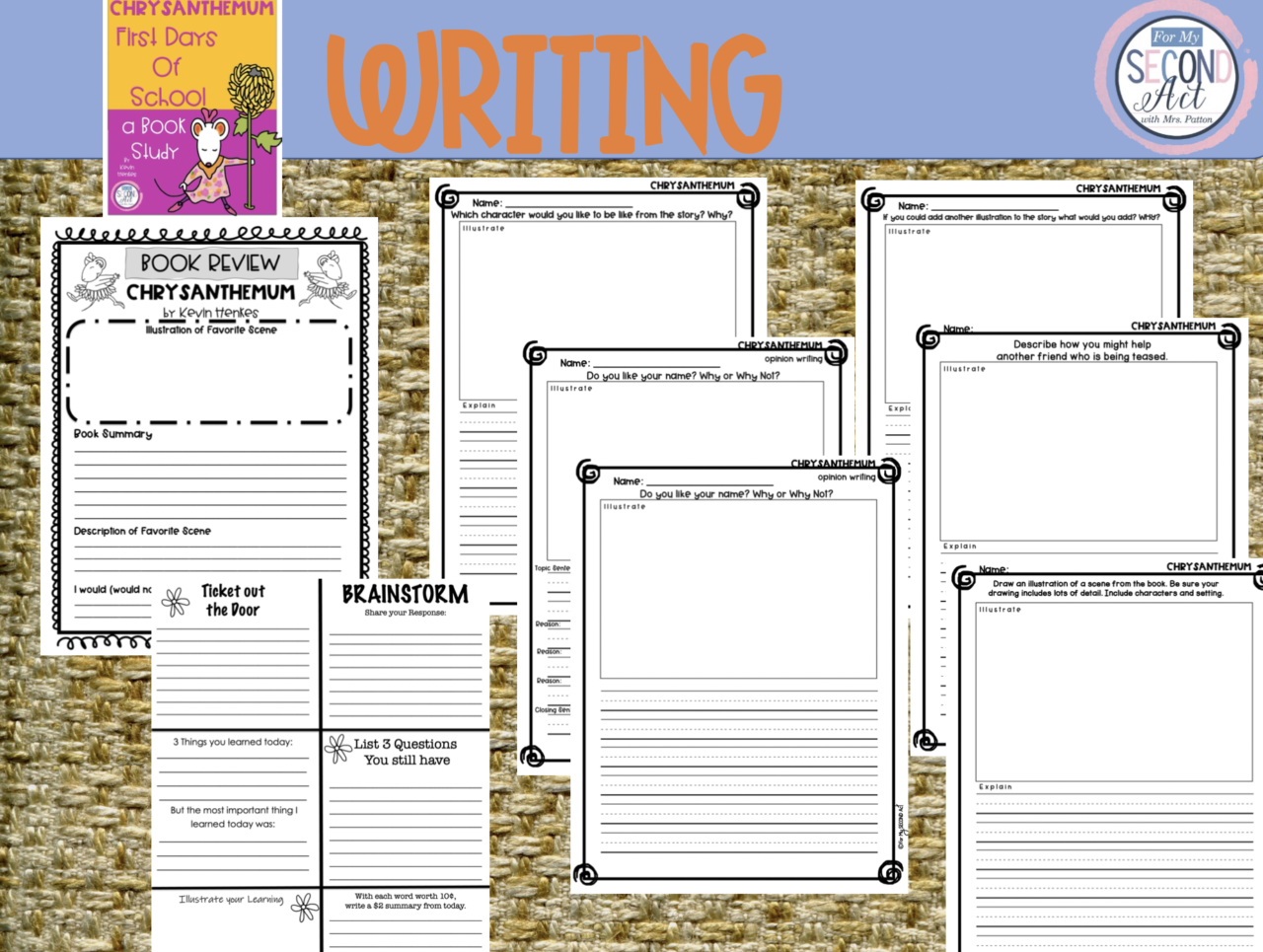 Activities for Chrysanthemum - For My Second Act