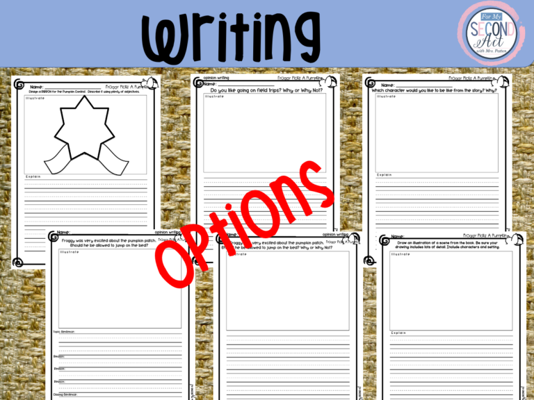 FROGGY PICKS A PUMPKIN - For My Second Act