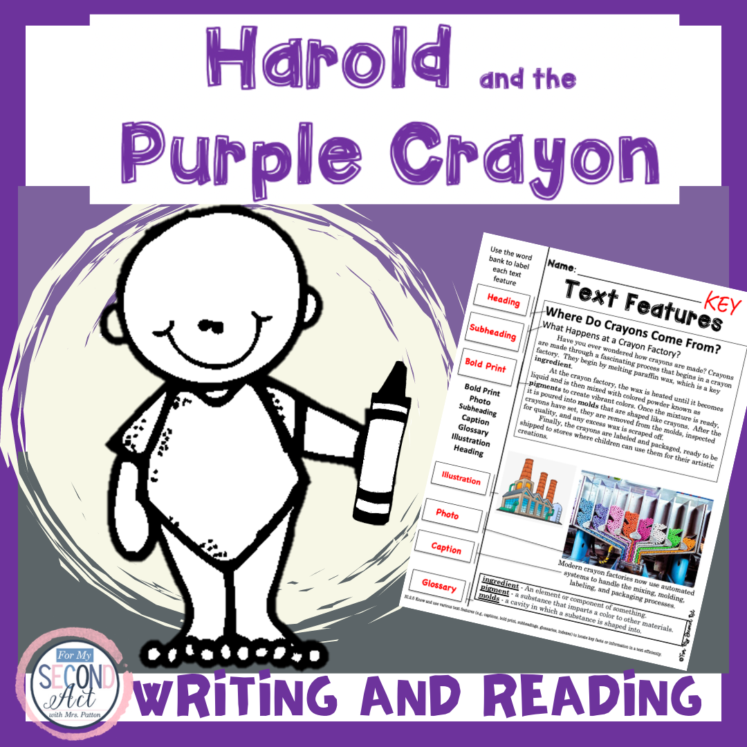 Harold and the Purple Crayon Activities - For My Second Act